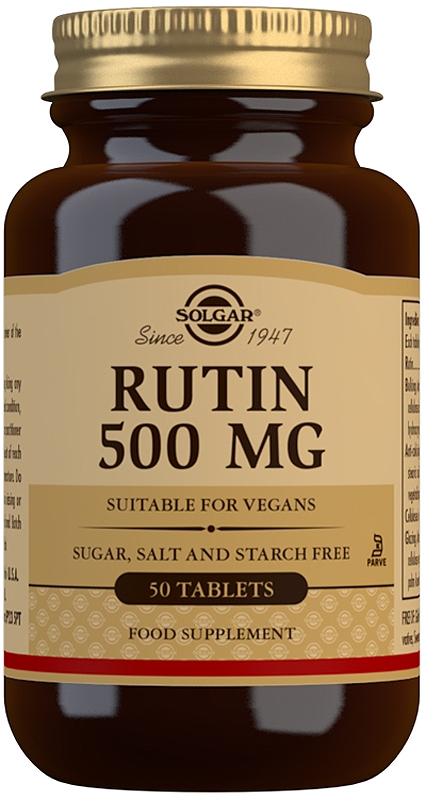 Solgar Rutin 500 mg tablety pro podporu krevního oběhu a kognitivních ...