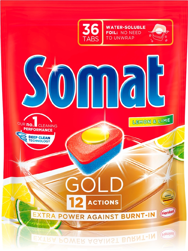 Somat Gold Lemon dishwasher tablets | notino.ie