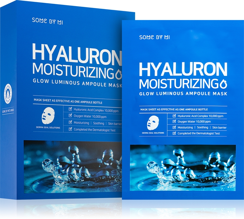 Some By Mi Glow Luminous Hyaluron Moisturizing moisturising face sheet ...