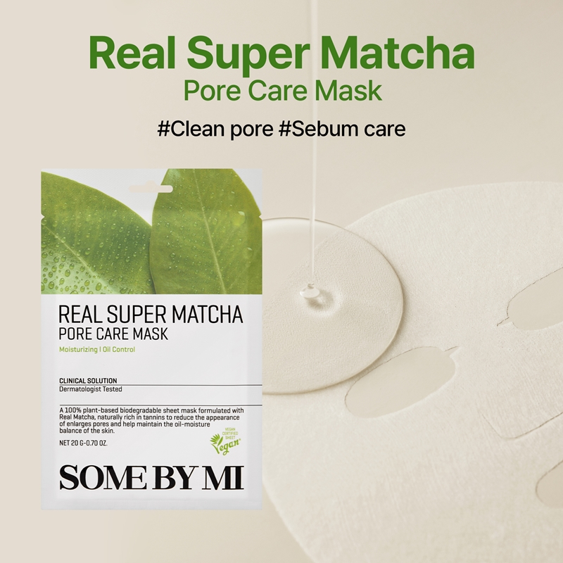 Some By Mi Clinical Solution Super Matcha Pore Care Mask nourishing ...