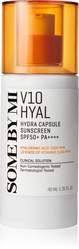 Some By Mi V10 Hyal Hydra Capsule Sunscreen crema protettiva per pelli ...