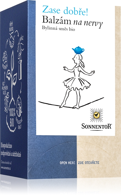 SONNENTOR Balzám na nervy BIO bylinný čaj dvoukomorový sáček | notino.cz