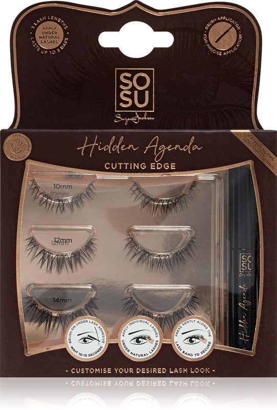 Sosu Cosmetics Hidden Agenda Cutting Edge Pestañas Postizas