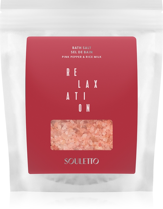 Souletto Pink Pepper & Rice Milk Bath Salt Bath Salts | notino.ie