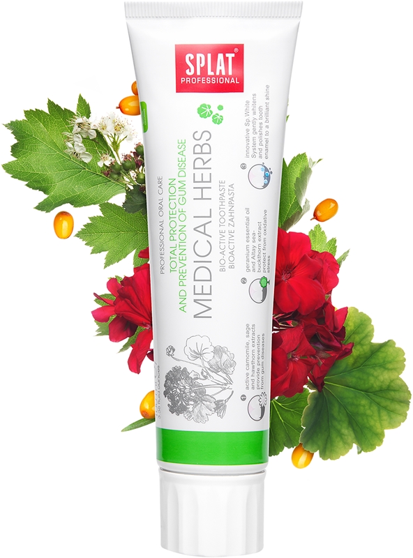 Splat Professional Medical Herbs bioactive toothpaste for protection of ...
