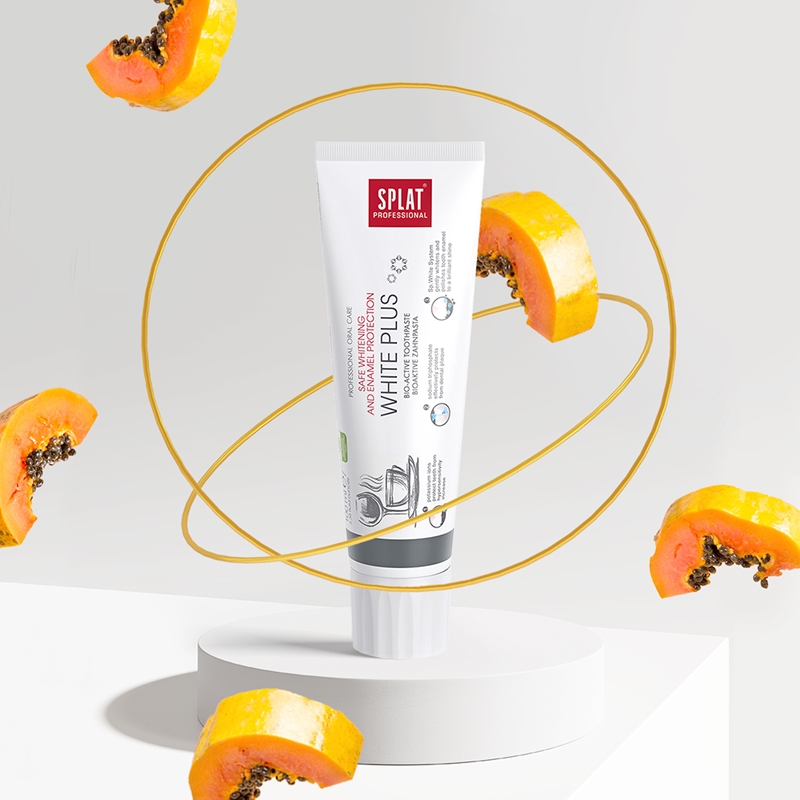 Splat Professional White Plus Bio-Aktiv Zahnpasta für schonendes ...