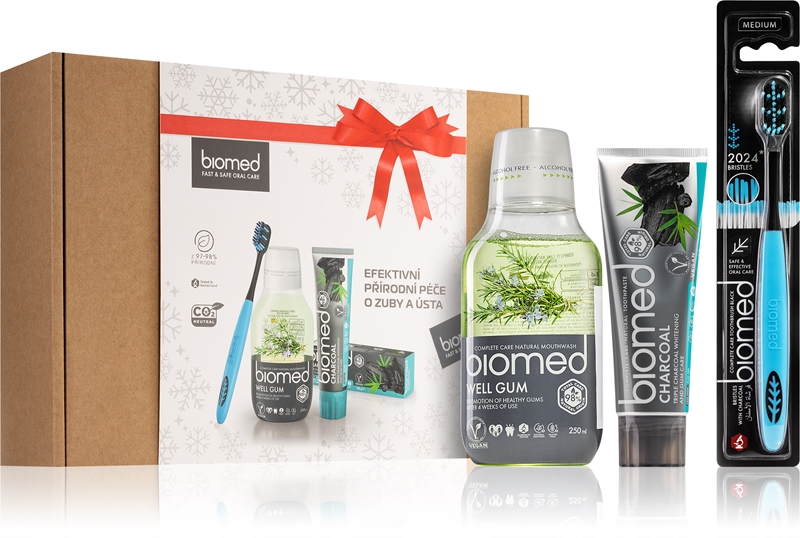 Splat Biomed Charcoal Well Gum подаръчен комплект | notino.bg