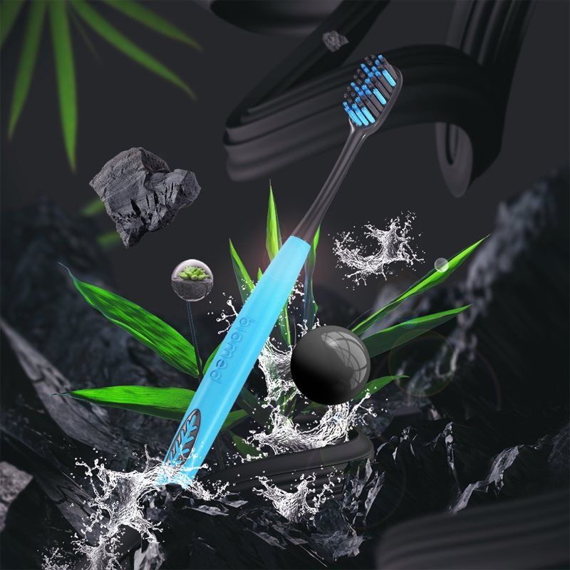 Splat Black Charcoal toothbrushes medium | notino.co.uk