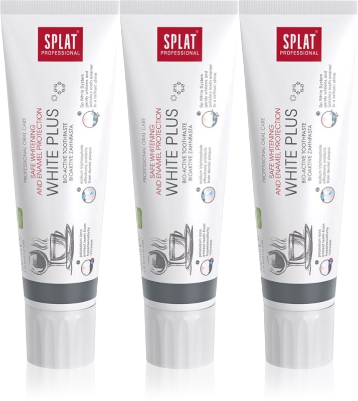 Splat Professional White Plus Bio-Aktiv Zahnpasta für schonendes ...