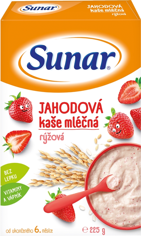 Sunar milk-based porridge with strawberry flavour | notino.co.uk