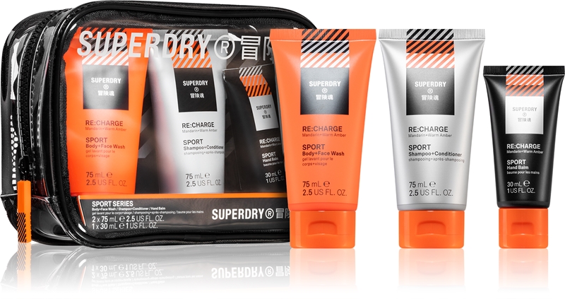 Superdry RE:charge travel set (for the body) for men | notino.co.uk