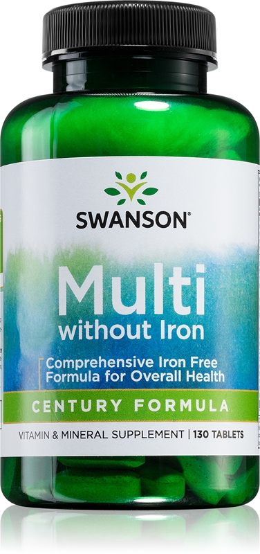Swanson Multi without Iron komplexný multivitamín s minerálmi | notino.sk