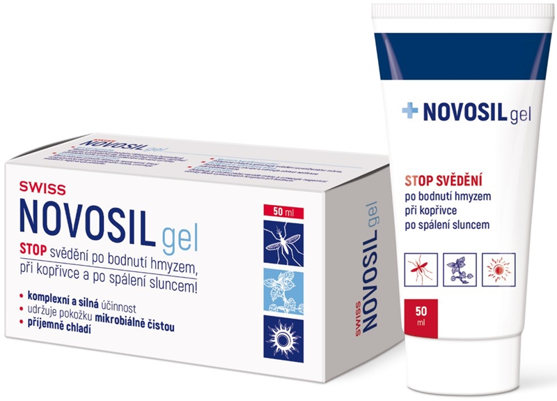 Swiss Novosil bőrnyugtató gél rovarcsípésekre | notino.hu