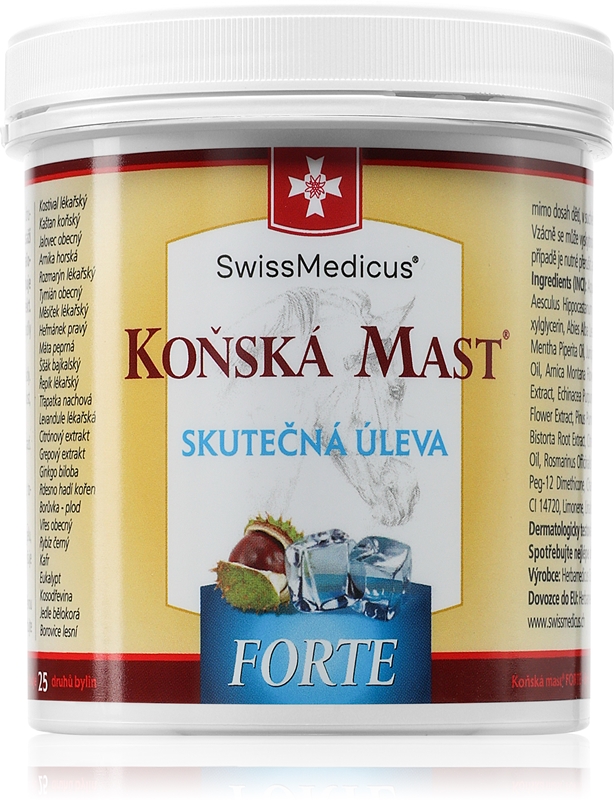 SwissMedicus Koňská mast FORTE chladivá masť | notino.sk