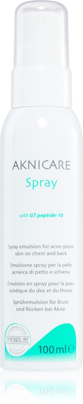 Synchroline Aknicare CB Spray Emulsion for Acne-prone Skin on Chest and ...