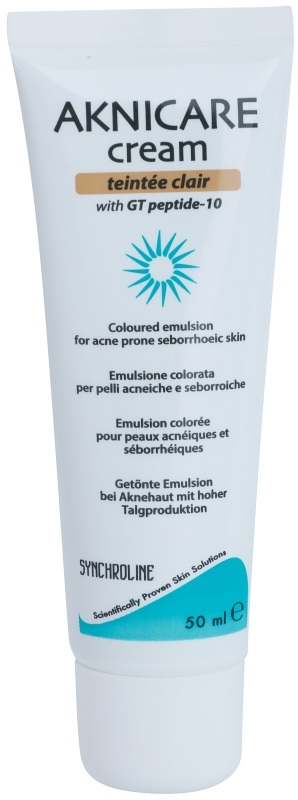 Synchroline Aknicare Coloured Emulsion for Acne Prone Seborrhoeic Skin ...