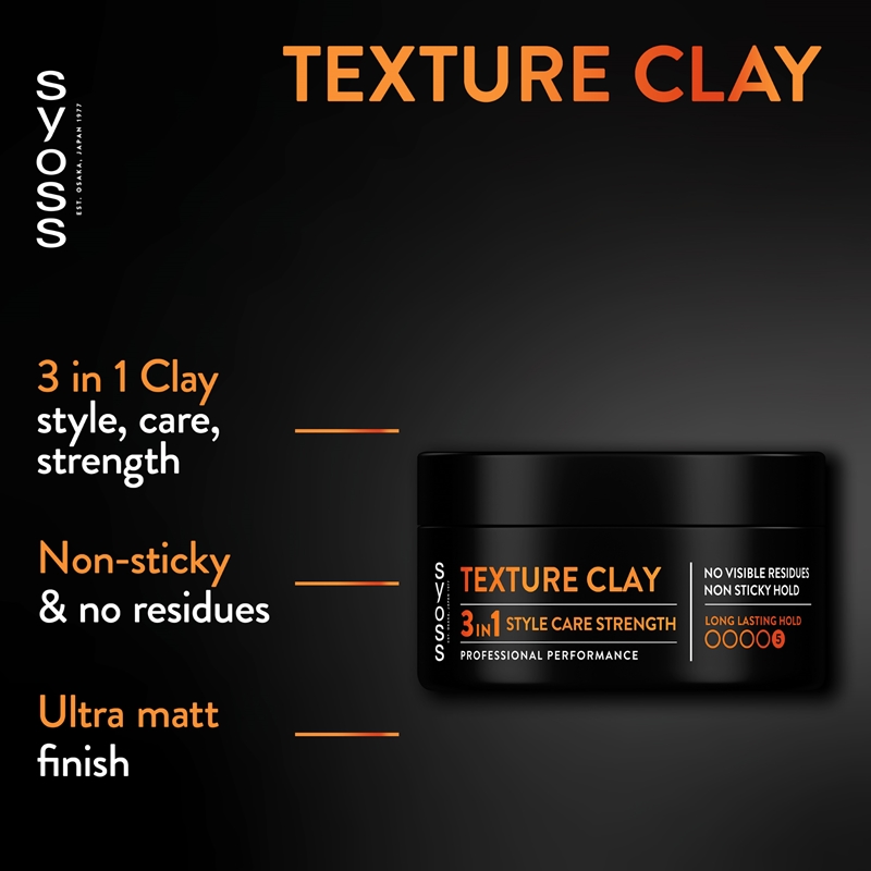 Syoss Texture Clay Styling-Clay mit extra-starker Fixierung