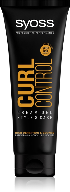 Syoss Curl Control creme para definir ondas com textura gelatinosa ...