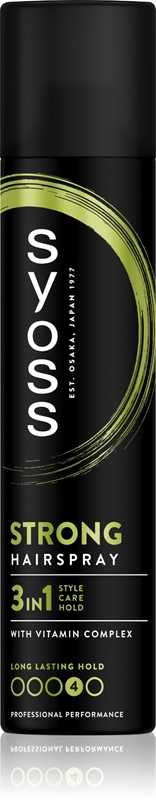 Syoss Strong Hold Hairspray lacca per capelli ultra fissante 3 in 1 ...