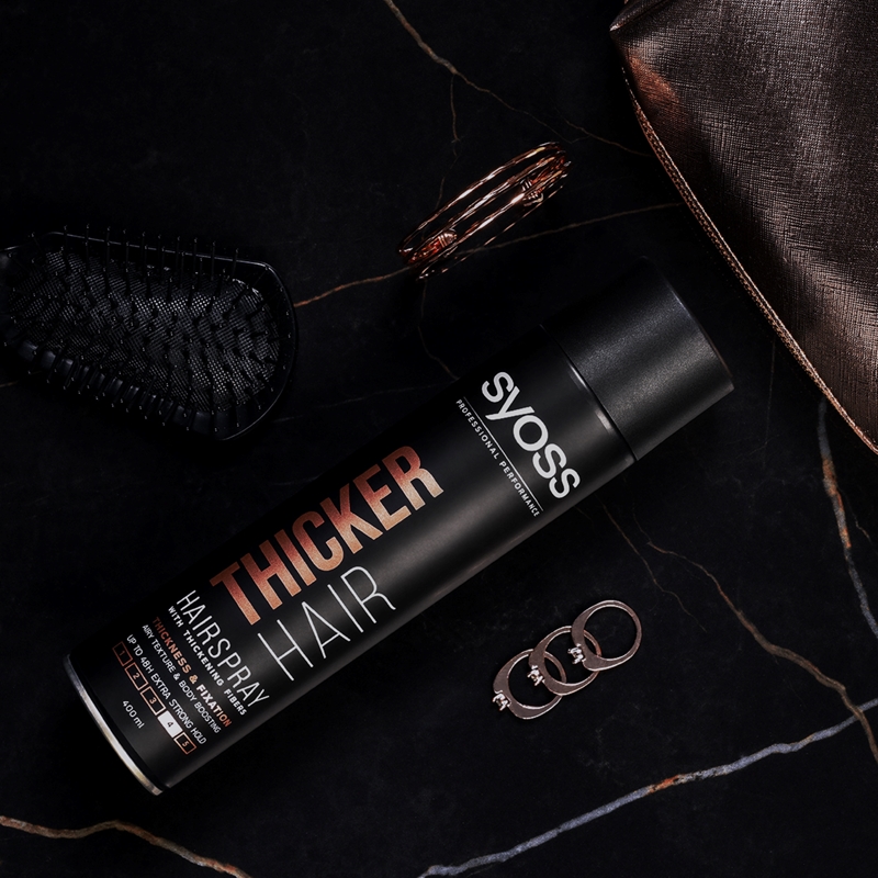 Syoss Thicker Hair hairspray with extra strong hold | notino.co.uk