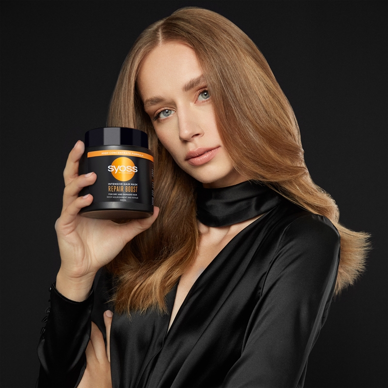 Syoss Repair Boost deep strengthening hair mask to treat hair ...