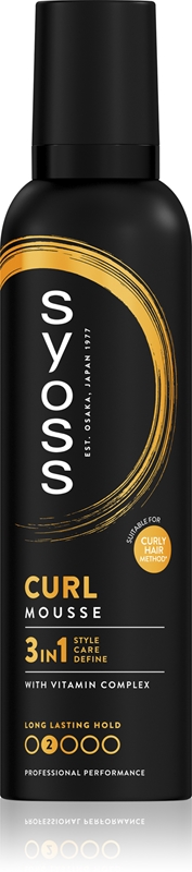 Syoss Curl Control Styling Mousse voor Natuurlijke Fixatie | notino.nl