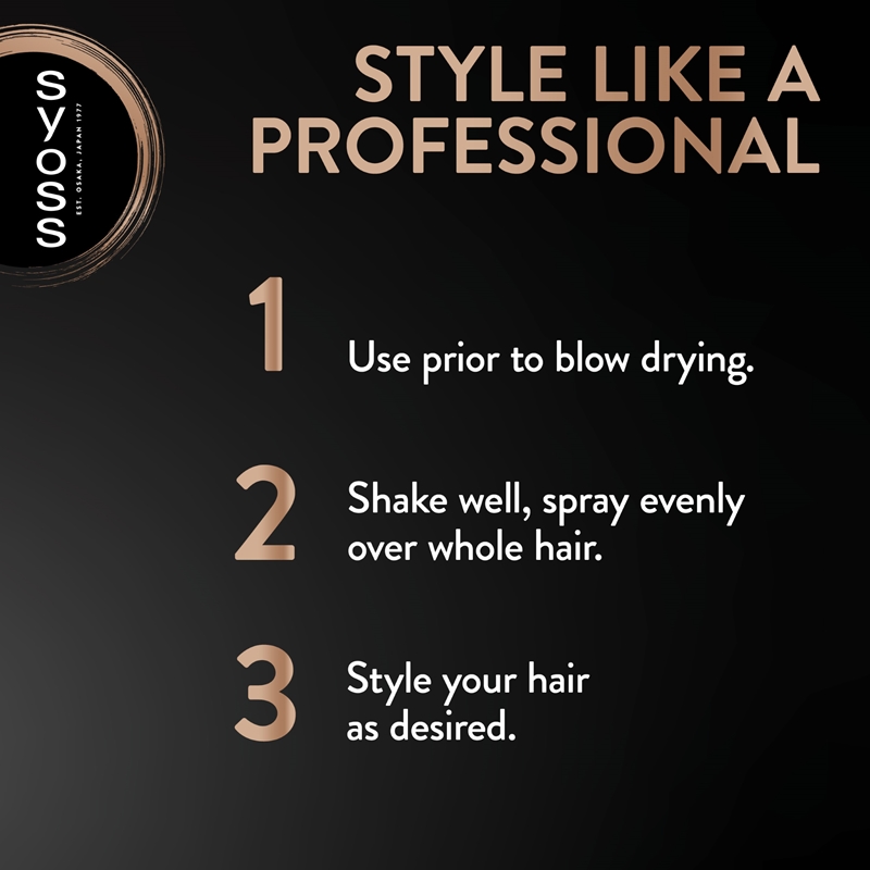 Syoss Keratin Volume Heat Protection Hair Spray för maximal volym ...