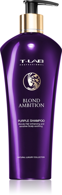 T-LAB Professional Blond Ambition shampoo viola neutralizzante per toni ...