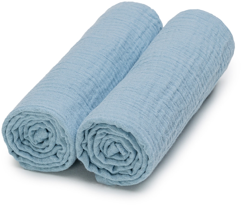 T-TOMI Muslin Diapers Blue cloth nappies | notino.co.uk