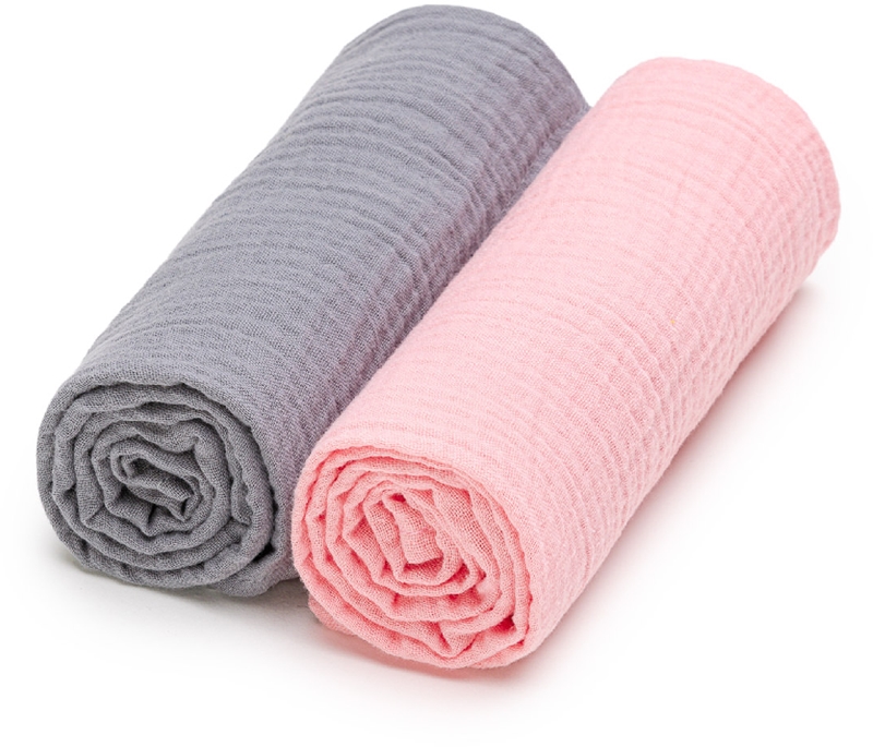 T-TOMI Muslin Diapers Grey + Pink cloth nappies | notino.ie