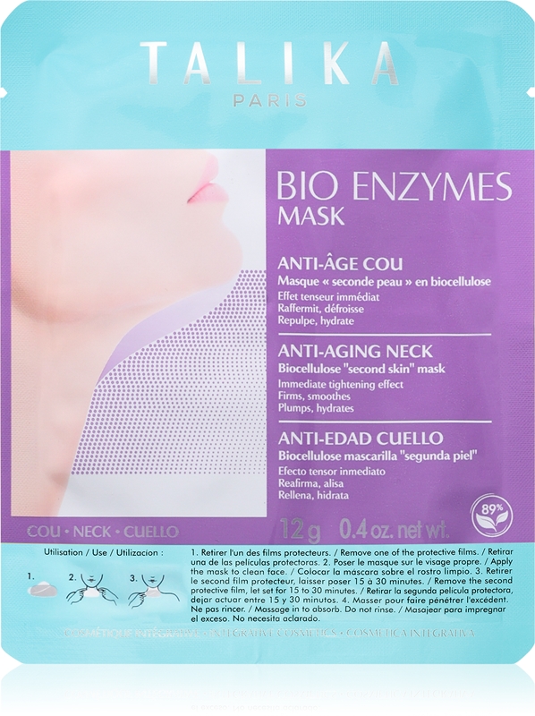 Talika Bio Enzymes Anti-Aging Neck Mask тканинна маска зі зміцнюючим ...