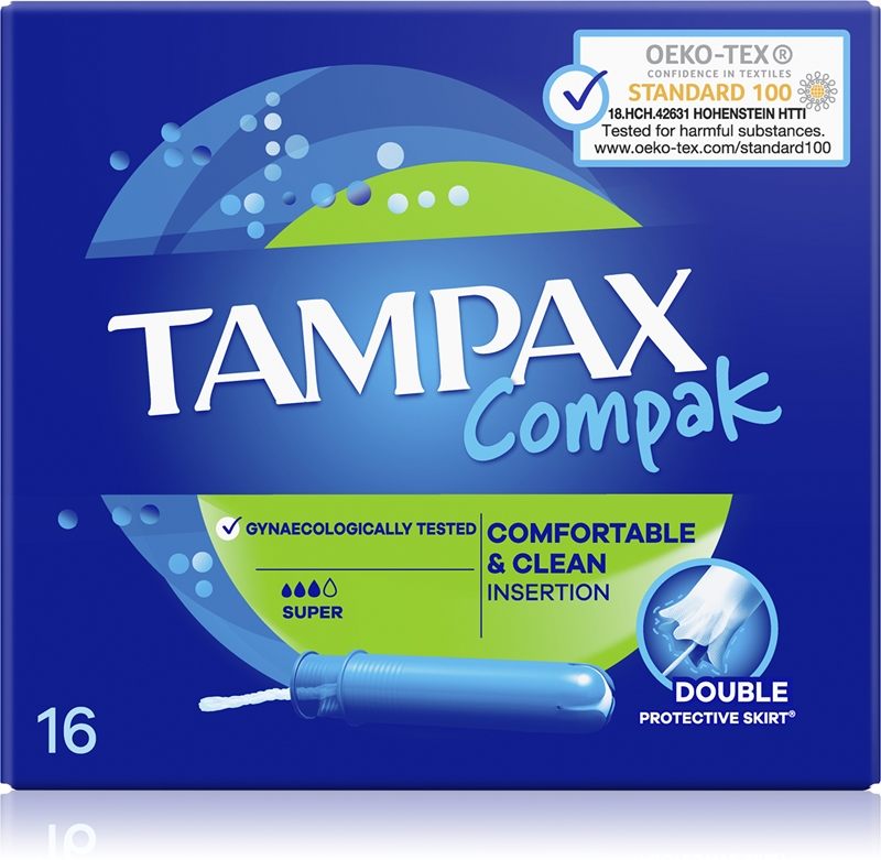 Tampax Compak Super tampons with applicator | notino.co.uk