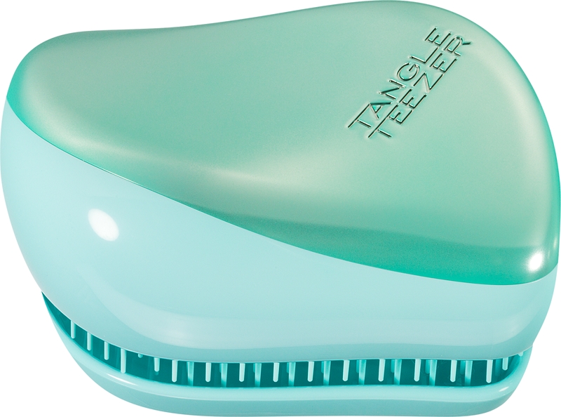 Tangle Teezer Compact Styler Teal Matte Chrome Hair Brush | notino.ie