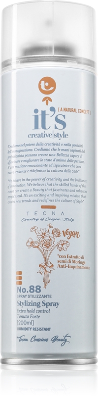 Tecna It's Creative Style Stylizing Spray laque cheveux extra fort ...