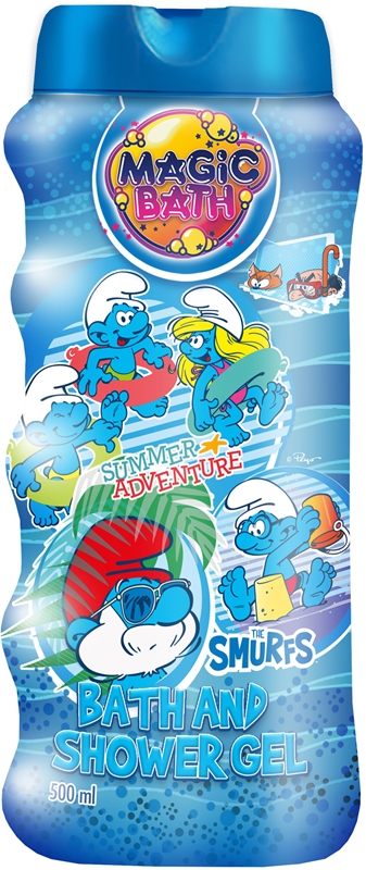 The Smurfs Magic Bath Bath & Shower Gel shower and bath gel for kids ...