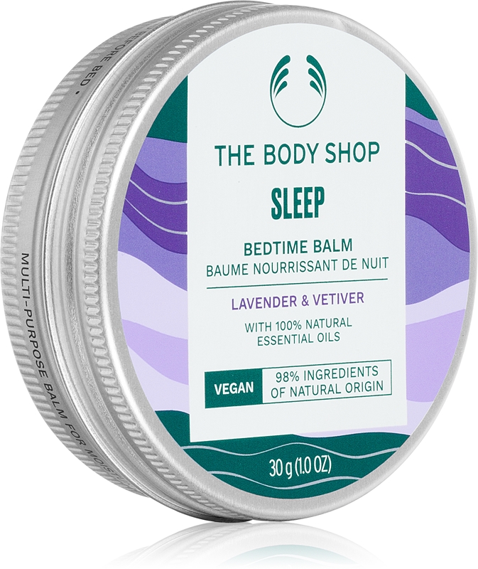 The Body Shop Bedtime Balm Lavender & Vetiver Night Balm for dry skin ...