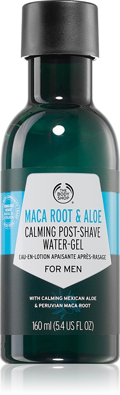 The Body Shop Maca Root & Aloe Calming Post-Shave Water Gel gel after ...