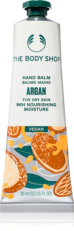 The Body Shop Argan Hand Balm creme hidratante para mãos e unhas ...
