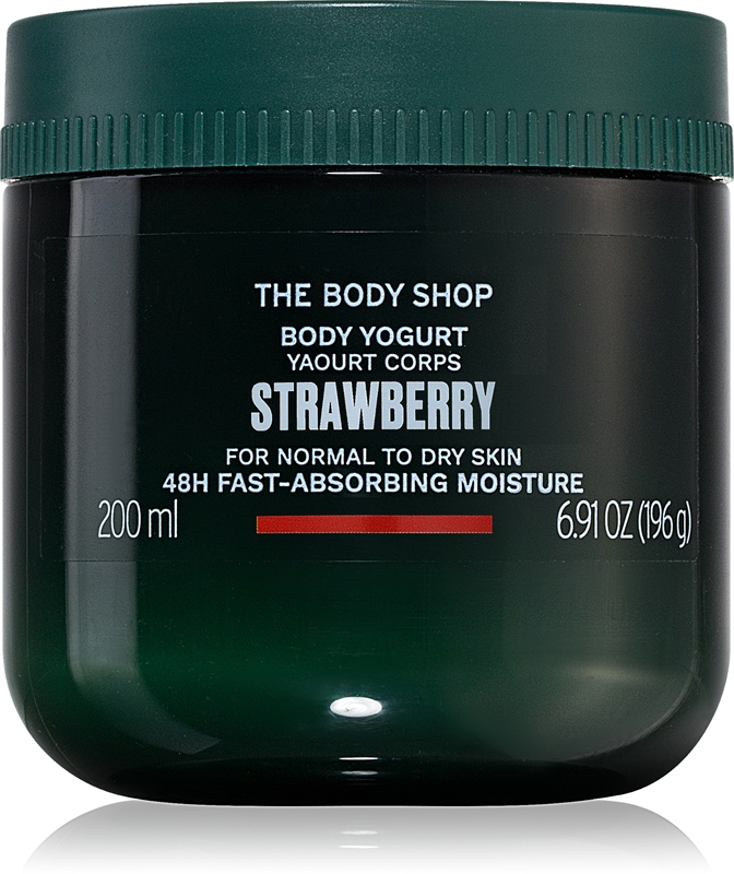 The Body Shop Strawberry Body Yogurt Body Yoghurt with strawberry aroma ...