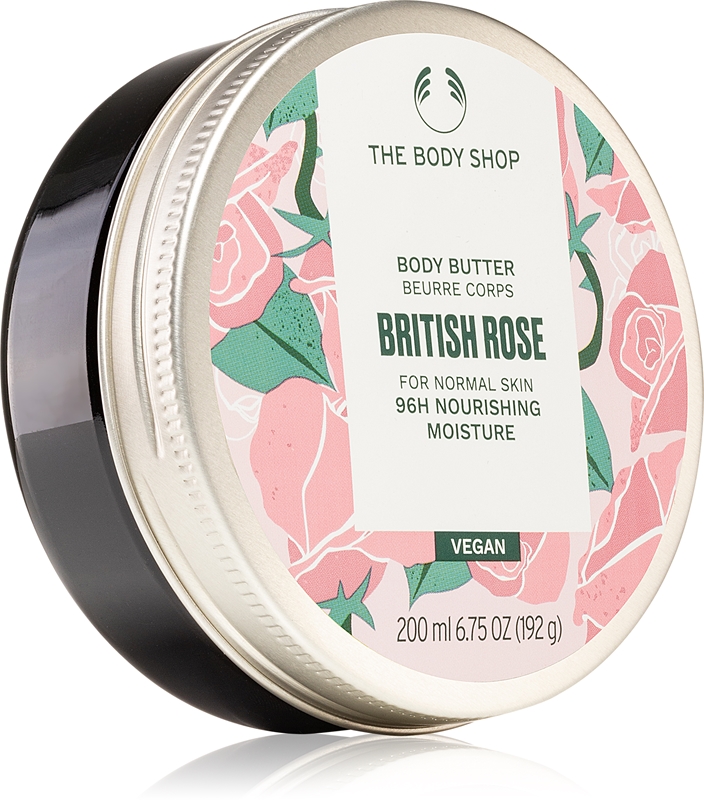 The Body Shop Body Butter Brirish Rose Körperbutter mit Rosenduft