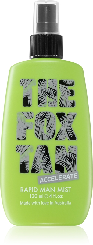 The Fox Tan Rapid Man refreshing body spray to accelerate tanning ...
