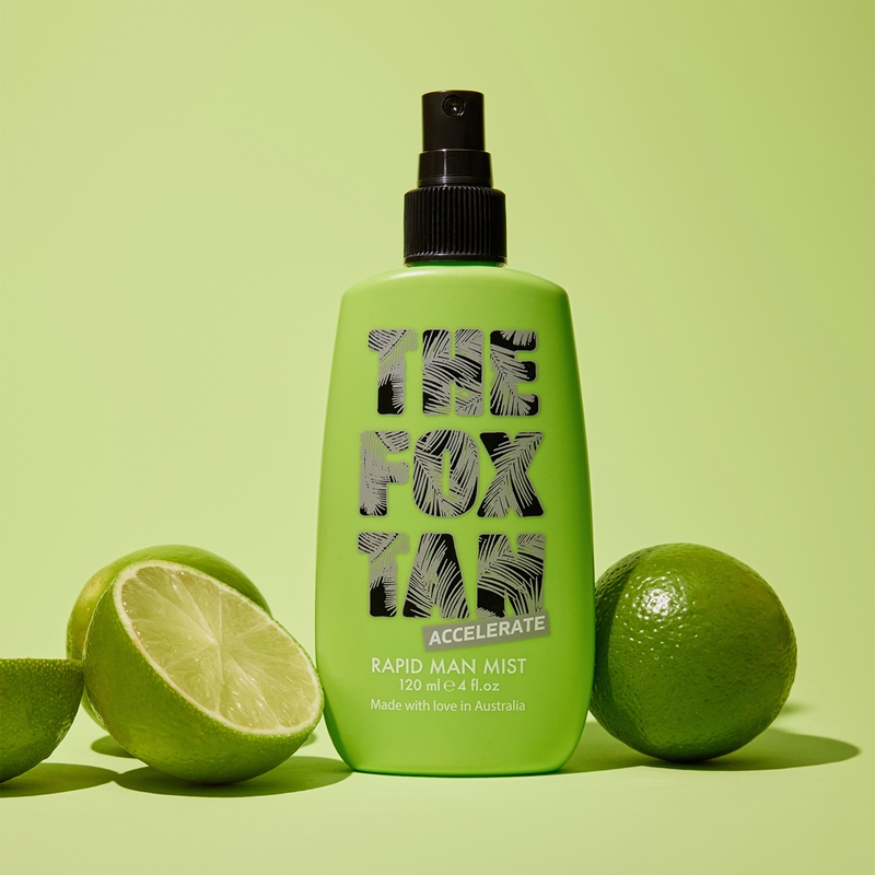 The Fox Tan Rapid Man refreshing body spray to accelerate tanning ...