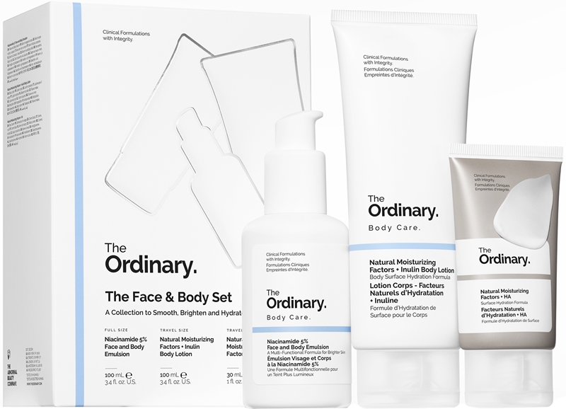The Ordinary The Face & Body Set Coffret cadeau corps et visage | notino.fr
