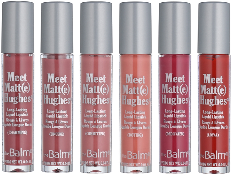 theBalm Meet Matt(e) Hughes Mini Kit liquid lipstick set (with long ...