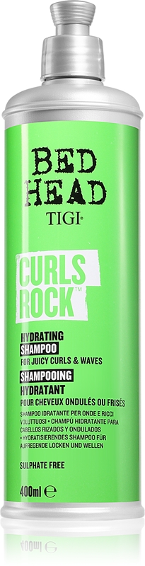 TIGI Curls Rock Hydrating Shampoo hydratisierendes Shampoo für welliges ...