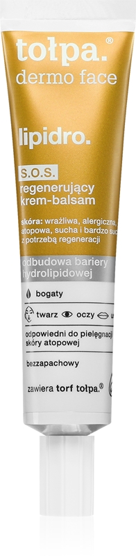 Tołpa Dermo Face Lipidro Regenerating Balm for face and sensitive areas ...
