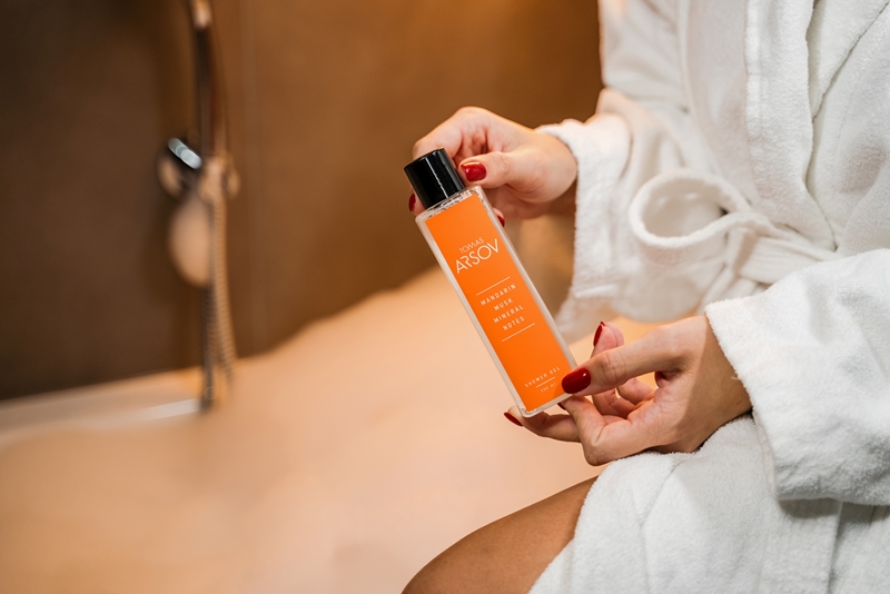 Tomas Arsov Mandarin Musk Mineral Notes Shower gel parfümiertes Duschgel