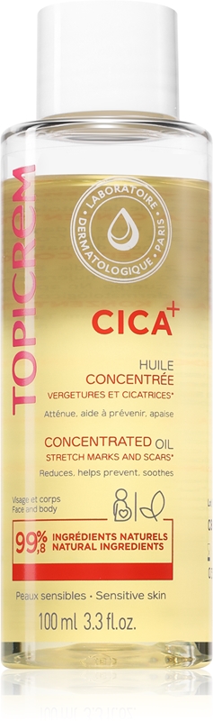 Topicrem CICA Concentrated Oil Olie til ar og strækmærker | notino.dk