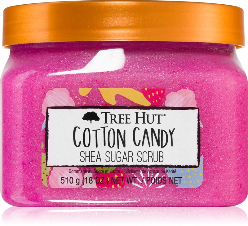 Tree Hut Cotton Candy Shea Sugar Scrub cukrový tělový peeling | notino.cz