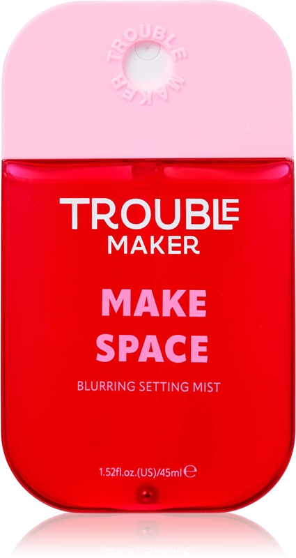 Trouble Maker Make Space makeup setting spray to minimise pores ...